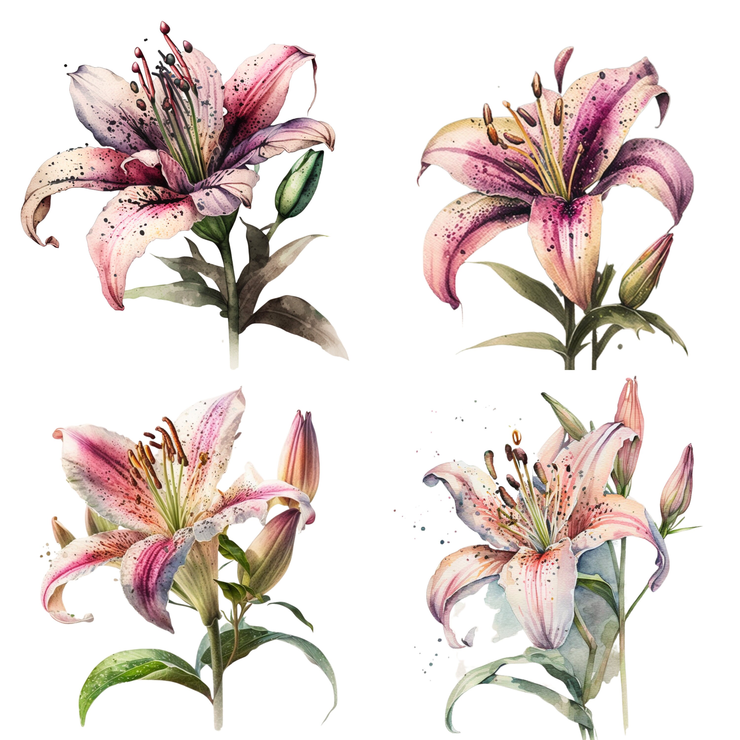 Stargazer Lily Drawing
