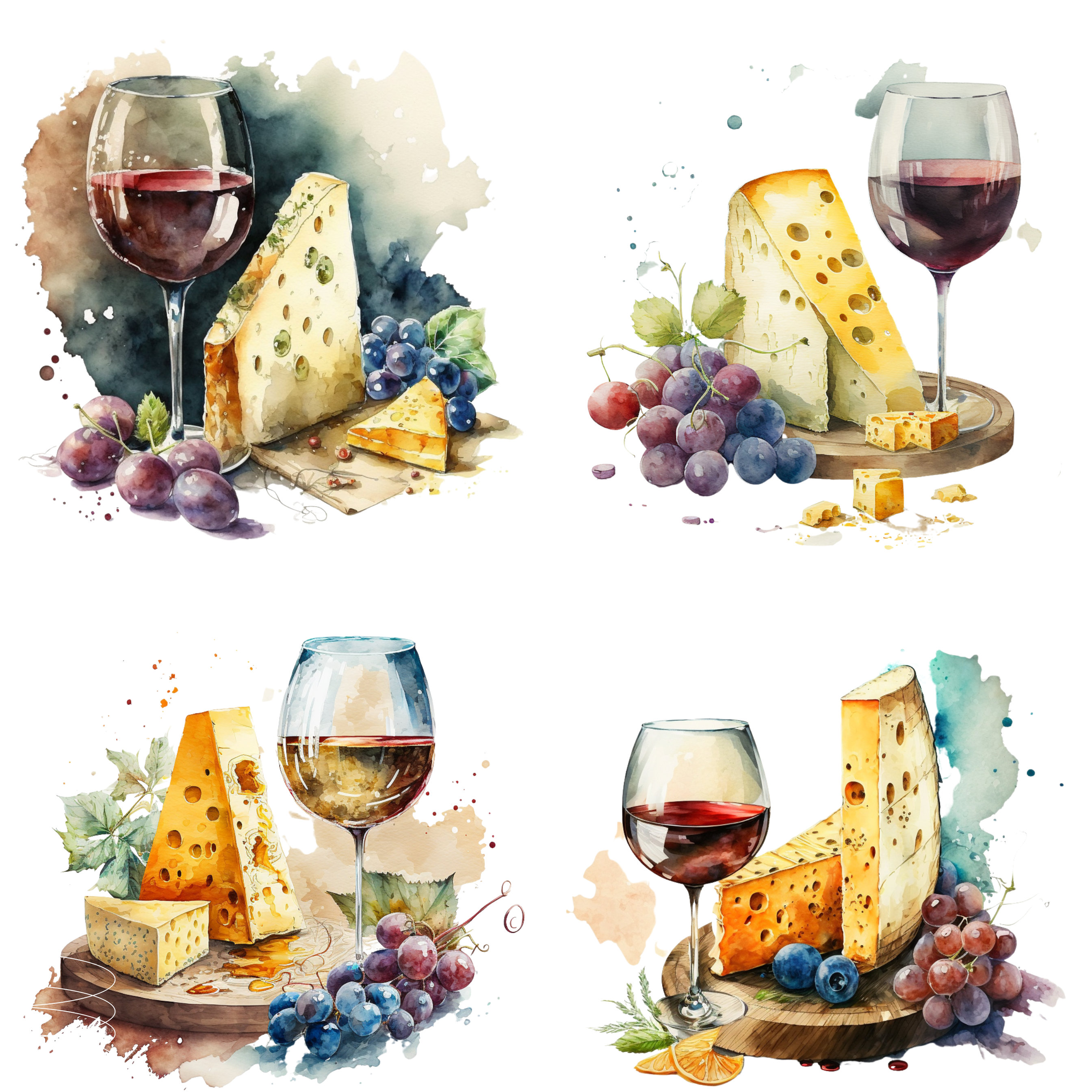 Wine And Cheese Clip Art