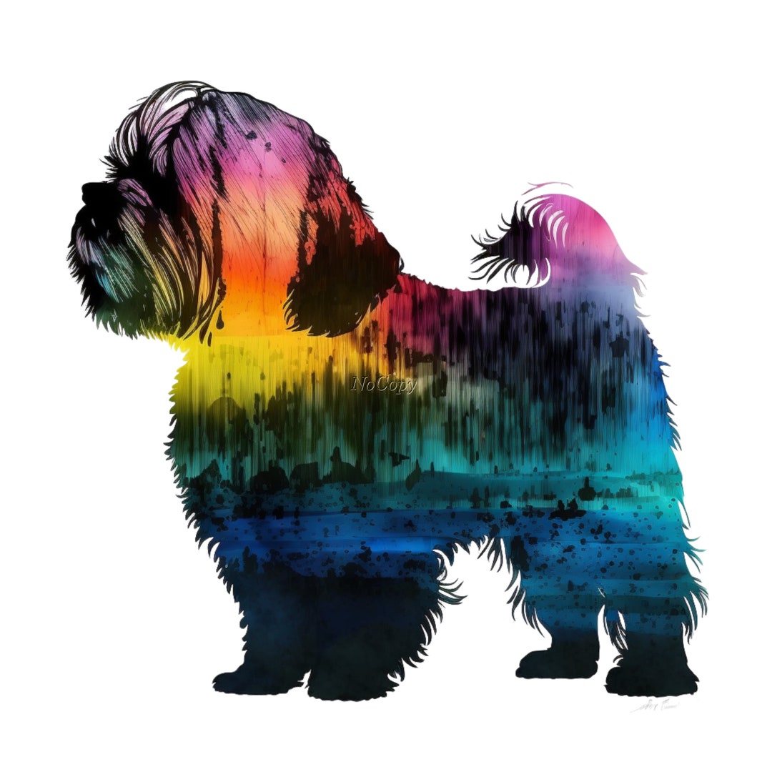 Shih Tzu Art Print, Shih Tzu Watercolor Clipart, Cute Dog Nursery Decor ...