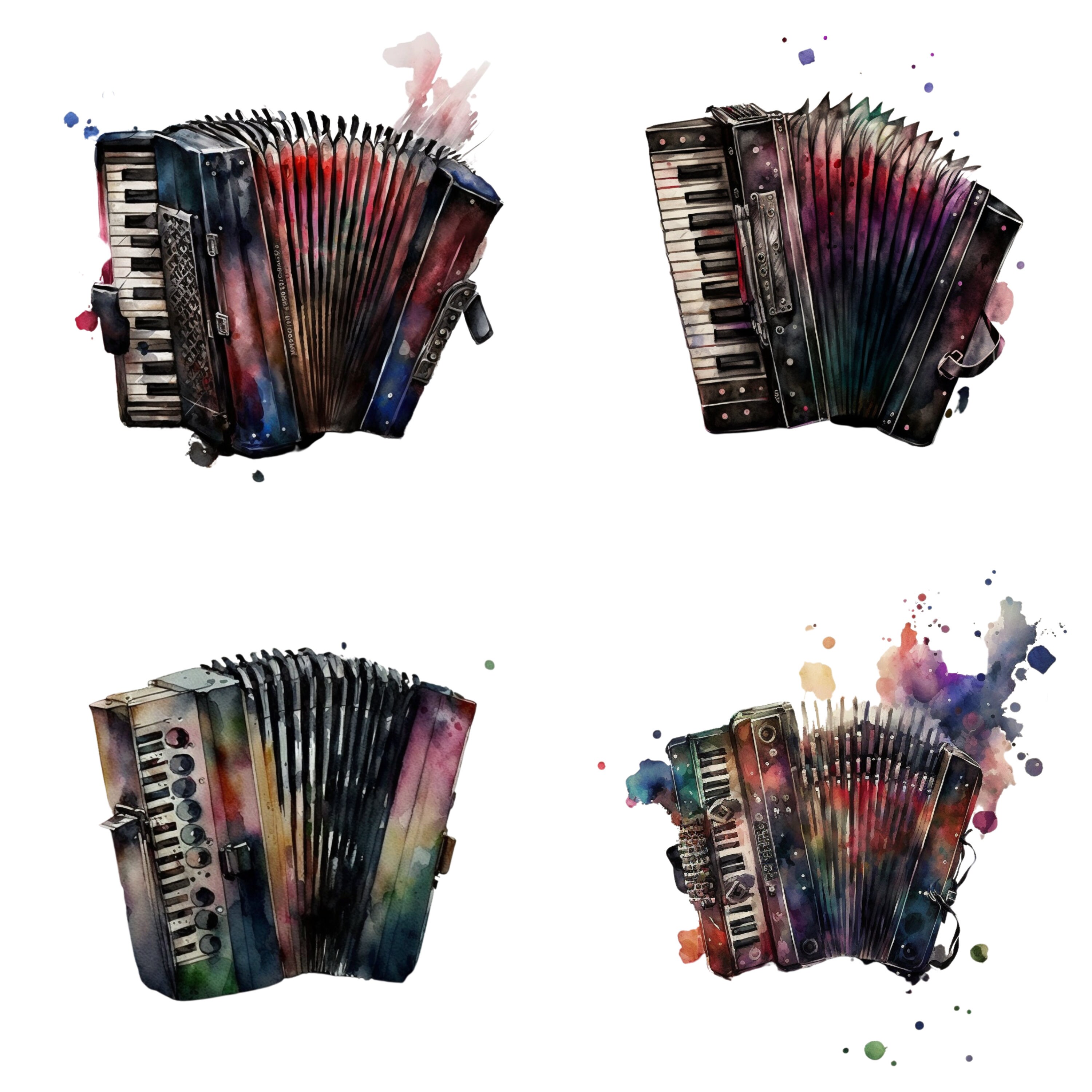 Accordion Drawing Art