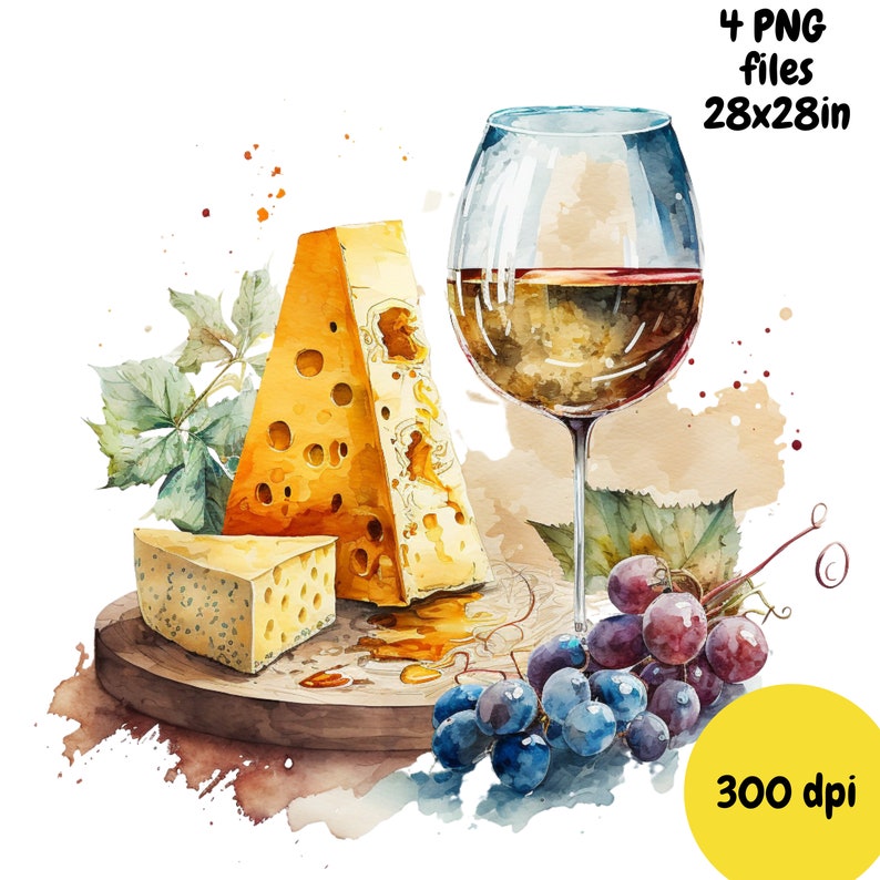 Wine and Cheese Art Print Wine and Cheese Printwine and - Etsy