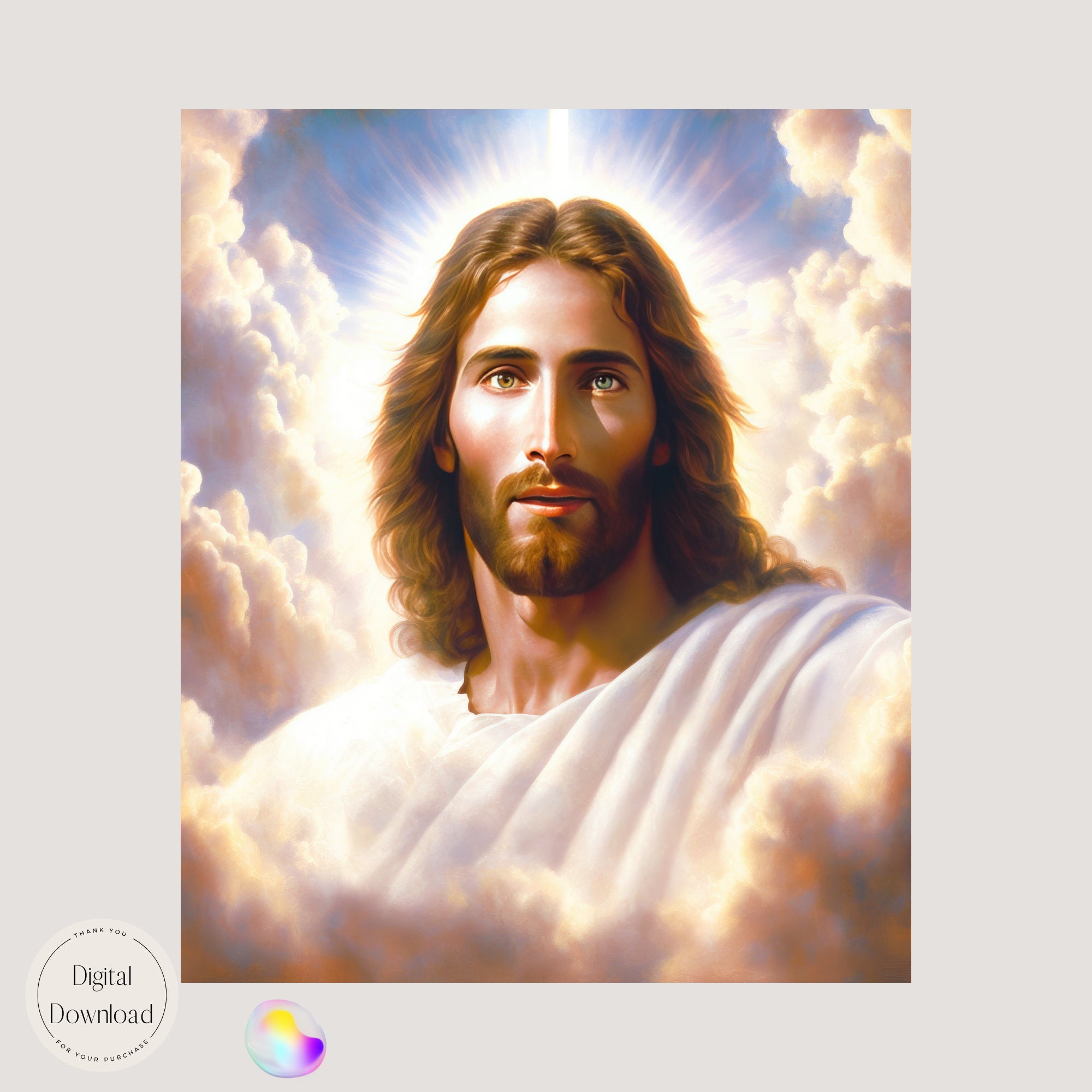 Jesus Christ Religious Printable Art 172 Instant Download Messiah's ...