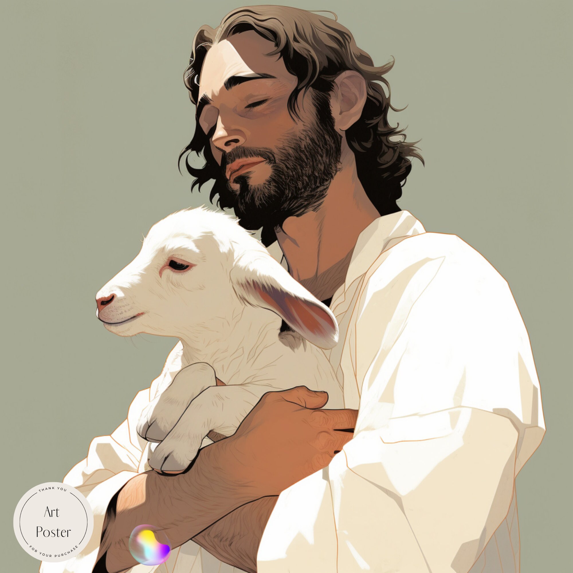 The Divine Love of Jesus Christ the Good Shepherd: Jesus - Etsy