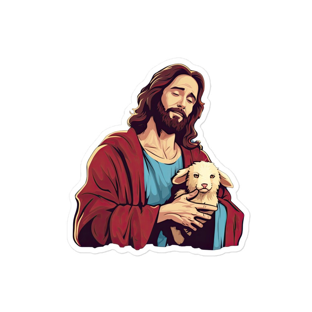 Grace of Jesus Christ Vinyl Sticker for Faith-based Gifts Cute Jesus ...