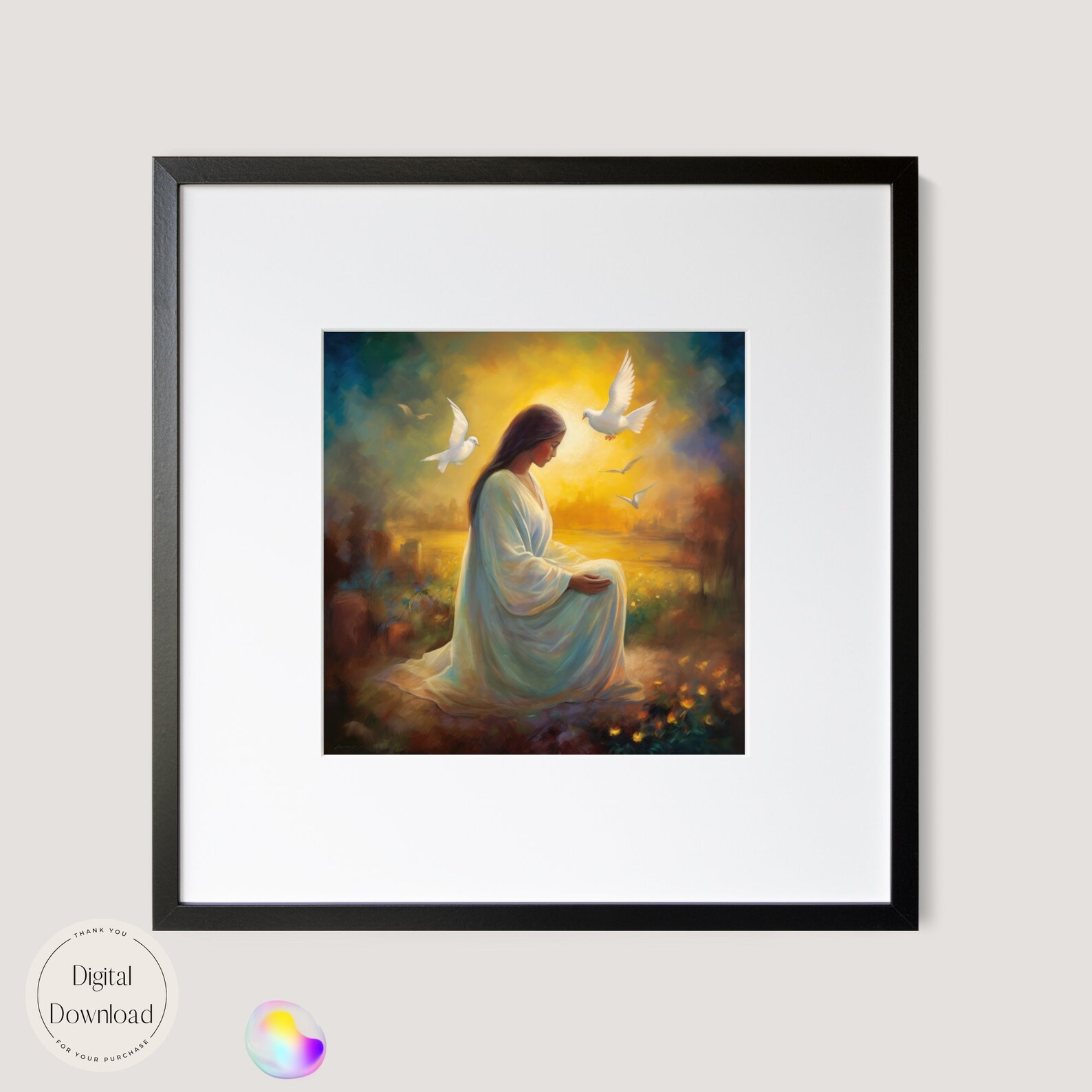 Mother Mary Religious Printable Art 471 | Instant Download | Queen of ...