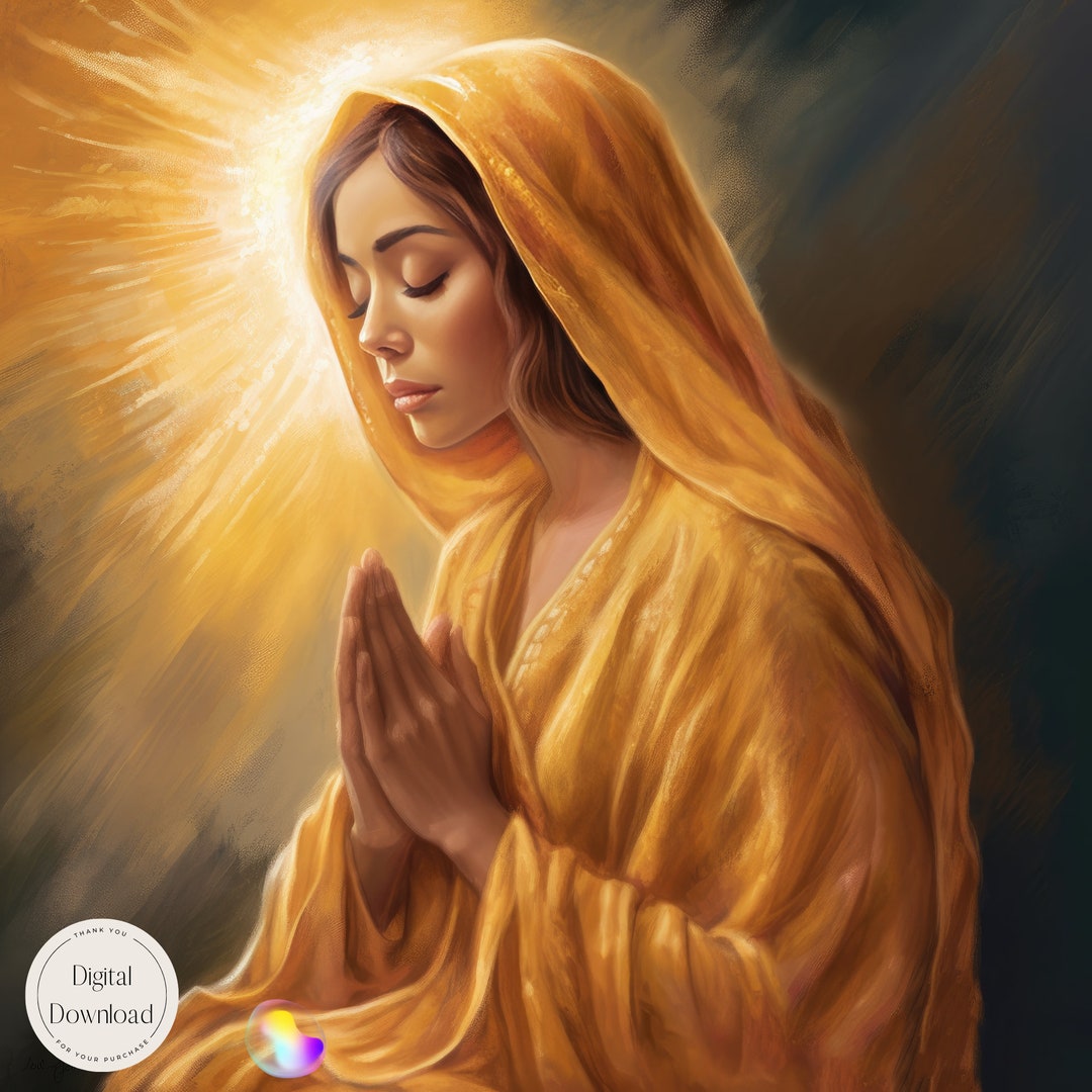 Mother Mary Religious Printable Art 463 | Instant Download | Madonna's ...