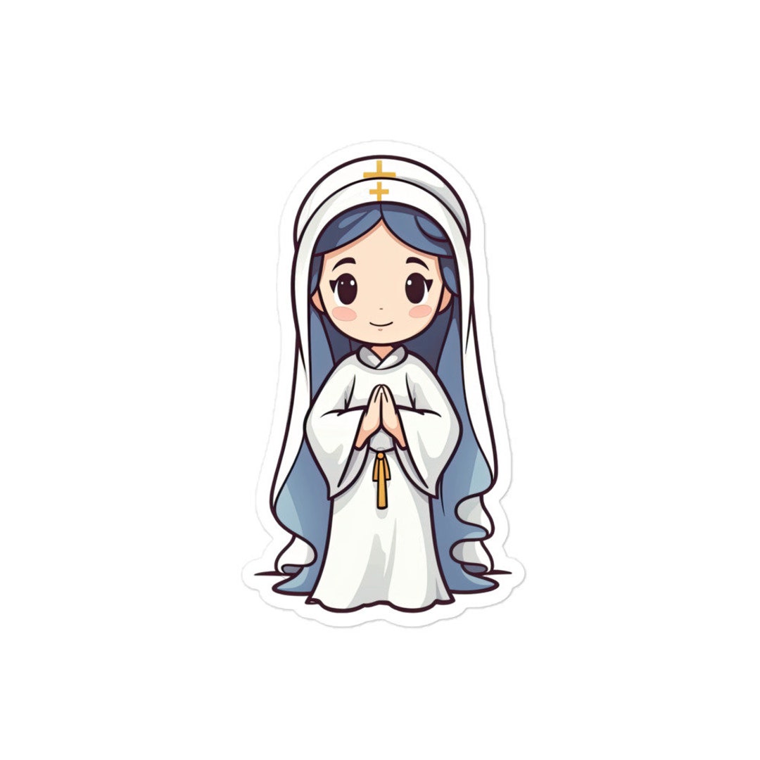 Mother of Mercy Sticker for Compassionate Reminders Kiss-cut & Bubble ...