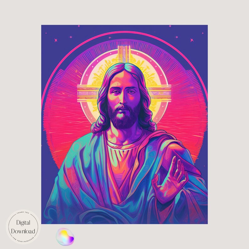 Jesus Christ Religious Printable Art 123 Instant Download - Etsy