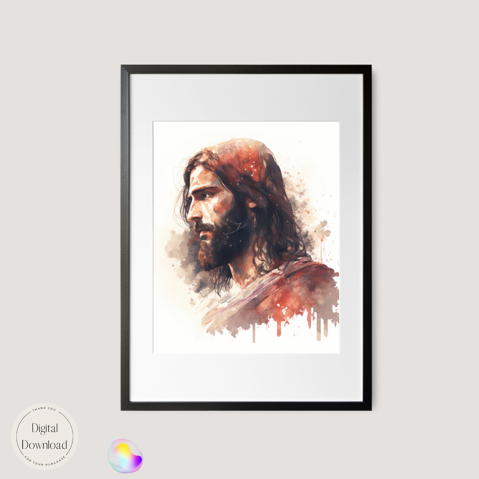 Jesus Christ Religious Printable Art 235 | Instant Download | Spiritual ...