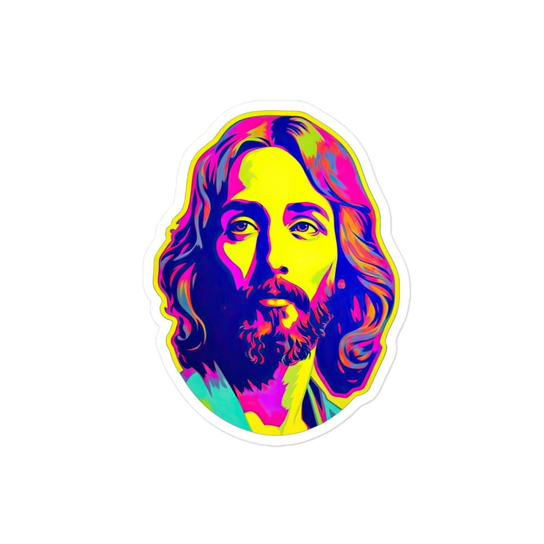 Jesus Christ Sticker | Kiss-cut & Bubble-free Premium Stickers - Etsy