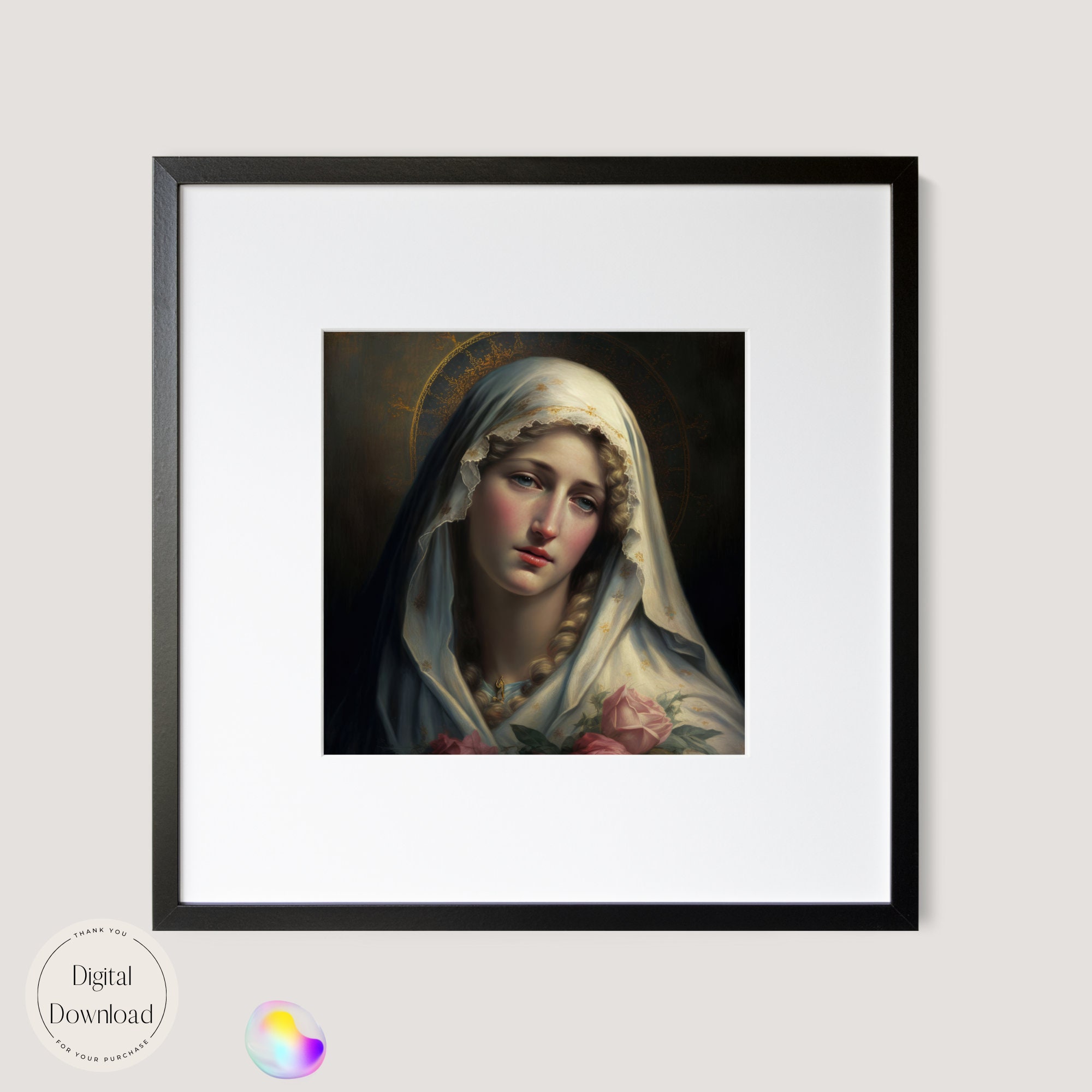 Marian Apparition Art Printables Mother Mary Religious Printable Art 34 ...