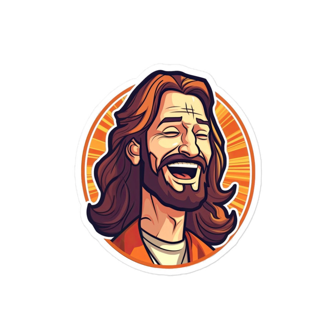 Emmanuel Jesus Christ Decal for God's Presence | Cute Jesus Sticker ...