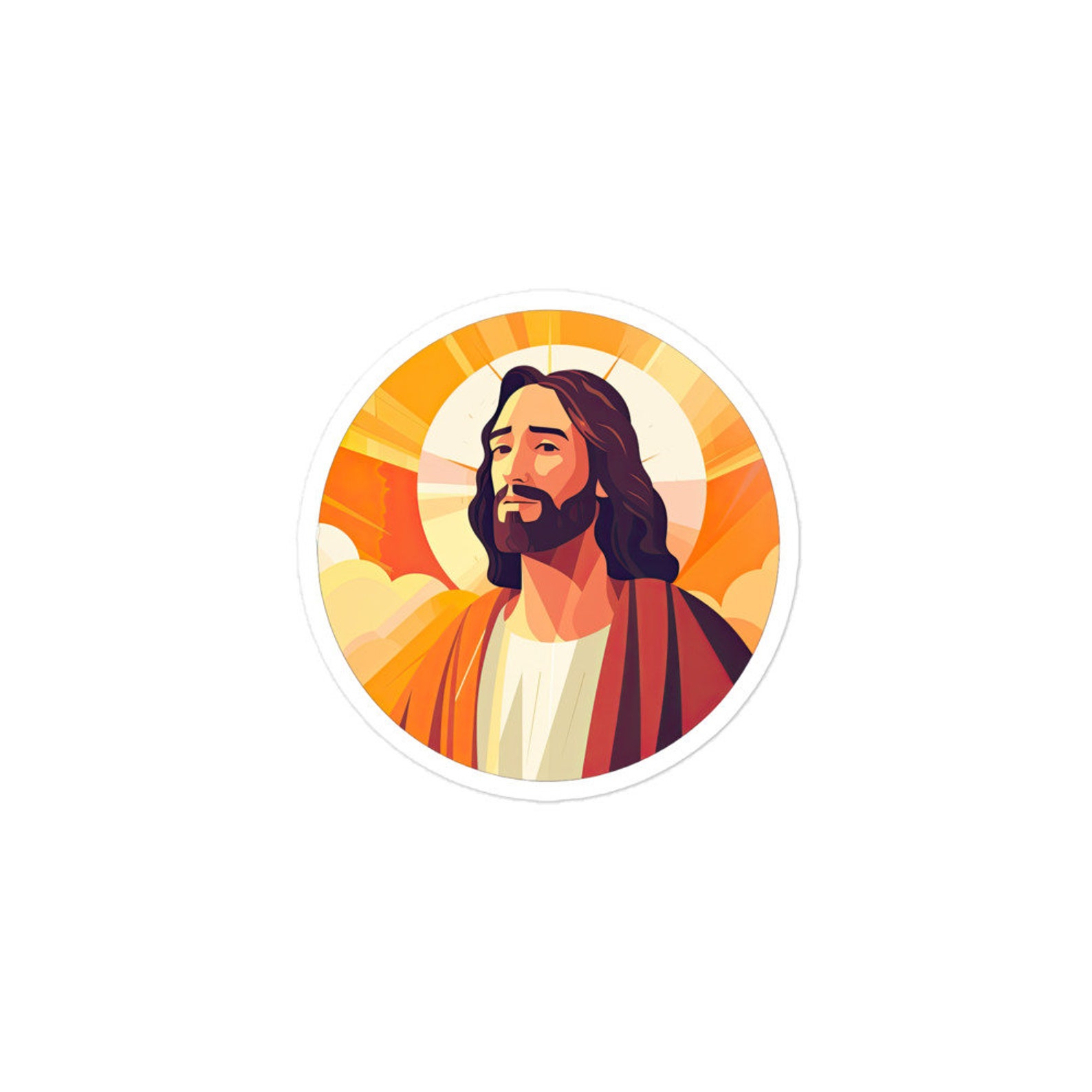 Savior Jesus Christ Decal for Religious Art Projects Cute - Etsy