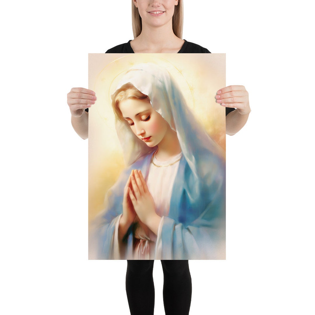 Art Poster | Mother Mary Devotional Reflections - A Heartfelt Tribute ...