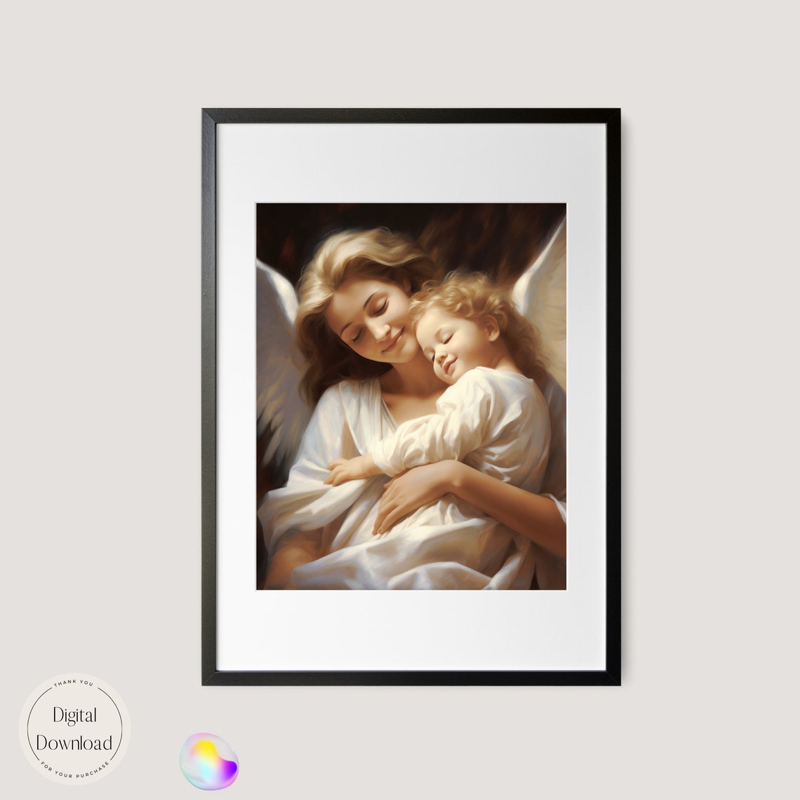 Mother Mary and Baby Jesus Printable Art 65 Instant Download - Etsy