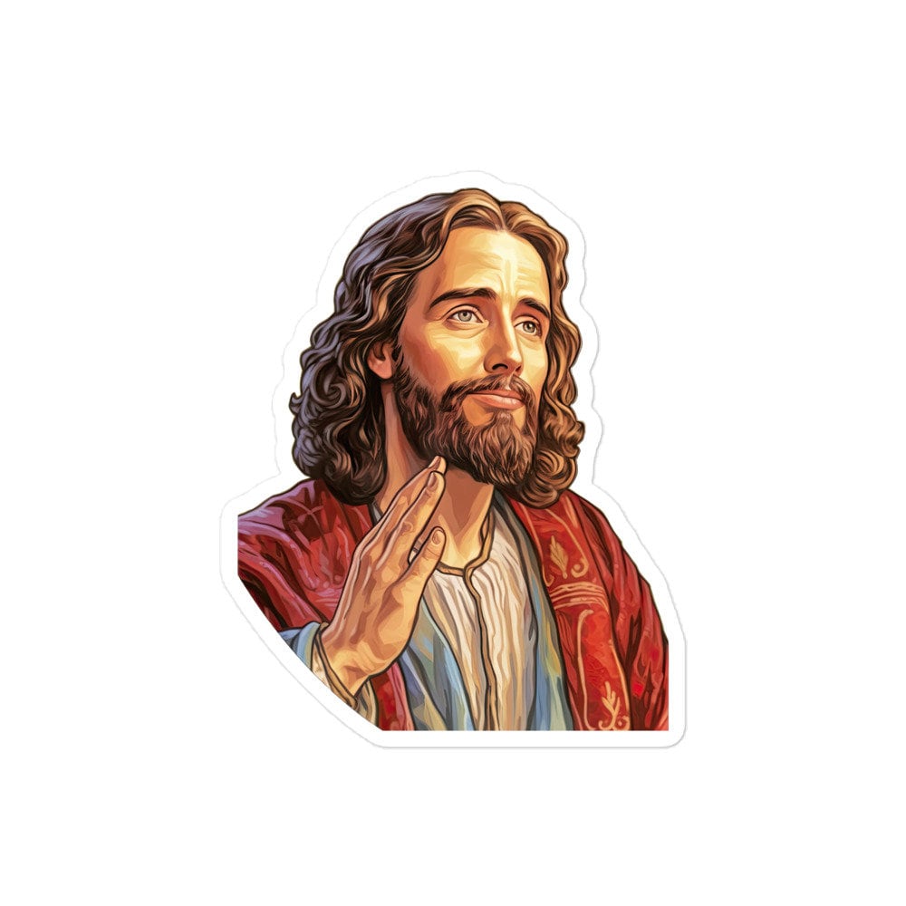 Eternal Love of Jesus Christ Sticker for Prayer Spaces | Cute Jesus ...