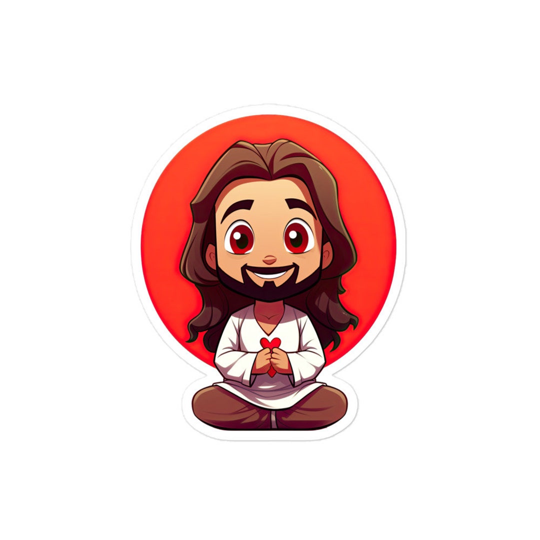 Miraculous Healing of Jesus Christ Decal for Comfort and Peace | Cute ...