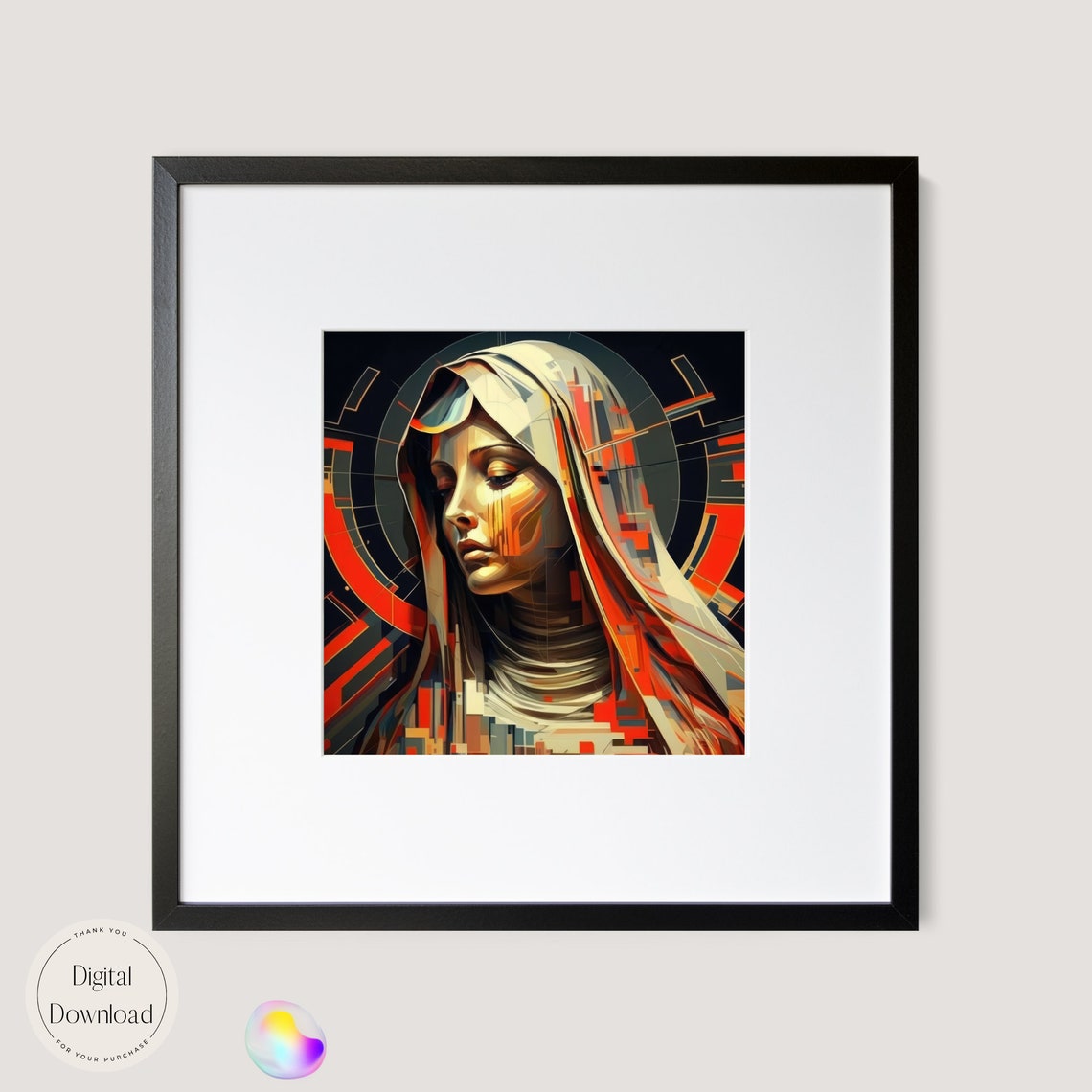 Christian Printable Portraits of Mary Mother Mary Religious Printable ...