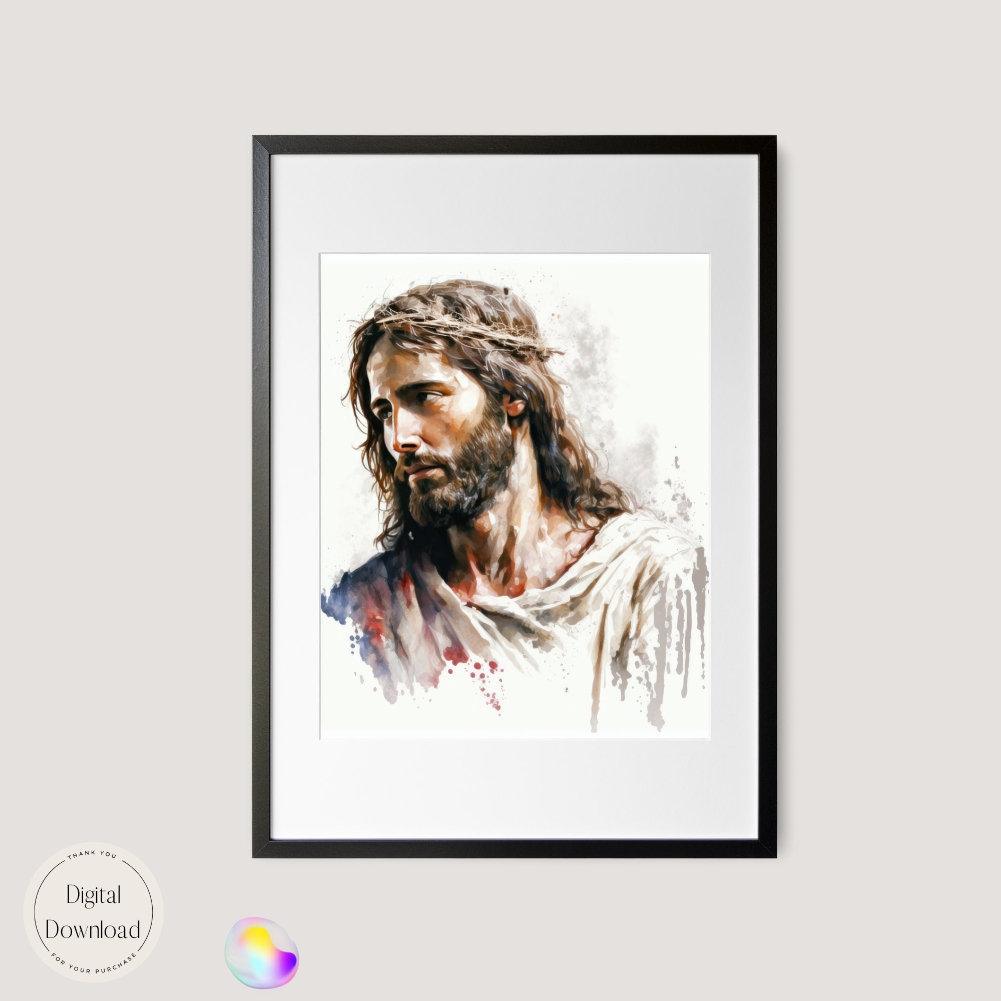 Jesus Christ Religious Printable Art 170 Instant Download Christian ...