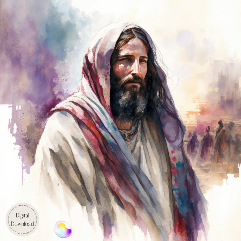 Jesus Christ Religious Printable Art 227 Instant Download Messiah's ...