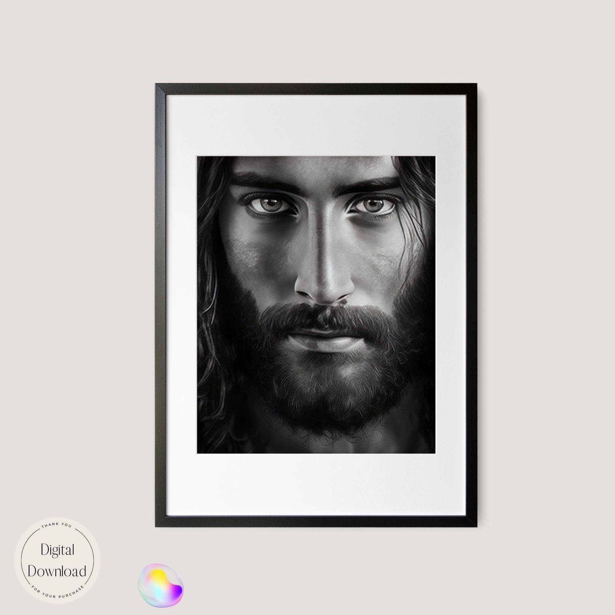 Jesus Christ Religious Printable Art 120 | Instant Download | Divine ...