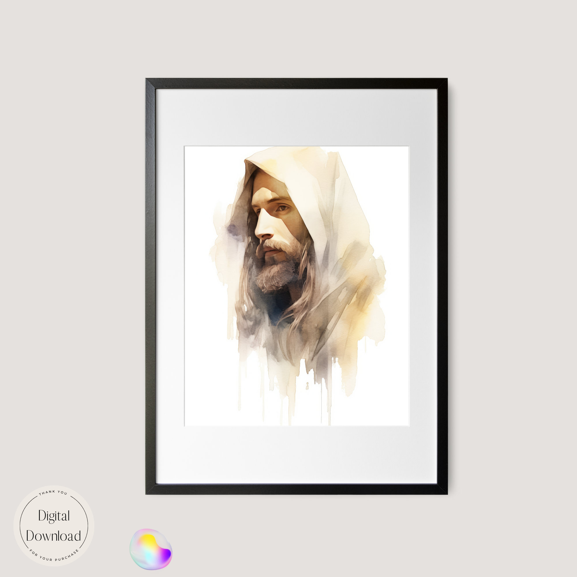Jesus Christ Religious Printable Art 72 Instant Download - Etsy