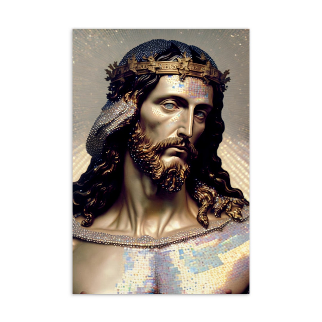 The Son of God: Portrait of Jesus Christ 4x5 in Standard Postcard - Etsy