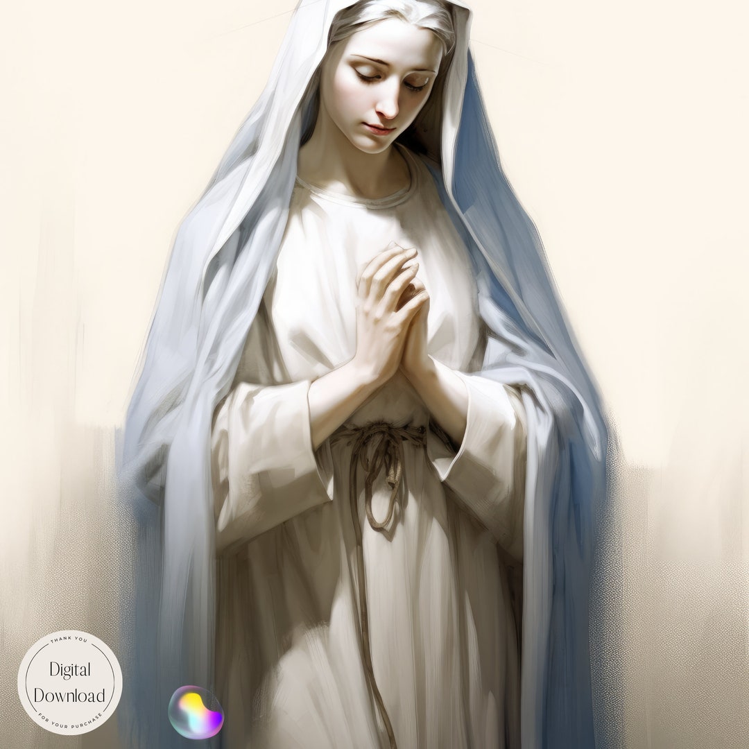 Mother Mary Religious Printable Art 576 | Instant Download | First ...