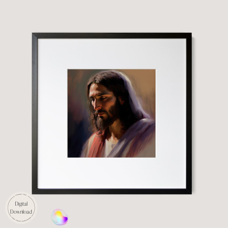 Jesus Christ Religious Printable Art 232 | Instant Download | Divine ...