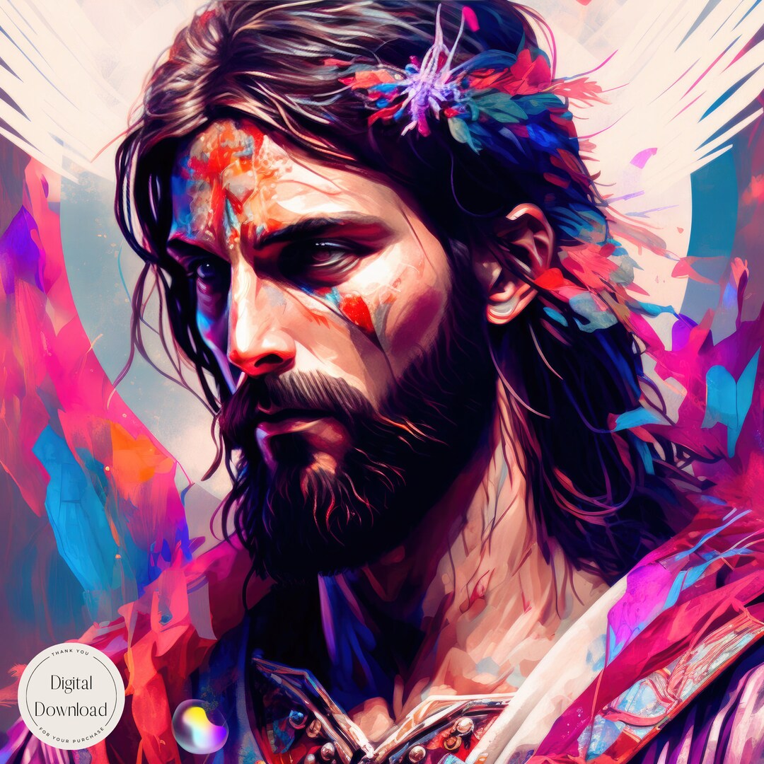 Jesus Christ Religious Printable Art 303 | Instant Download | Son of ...