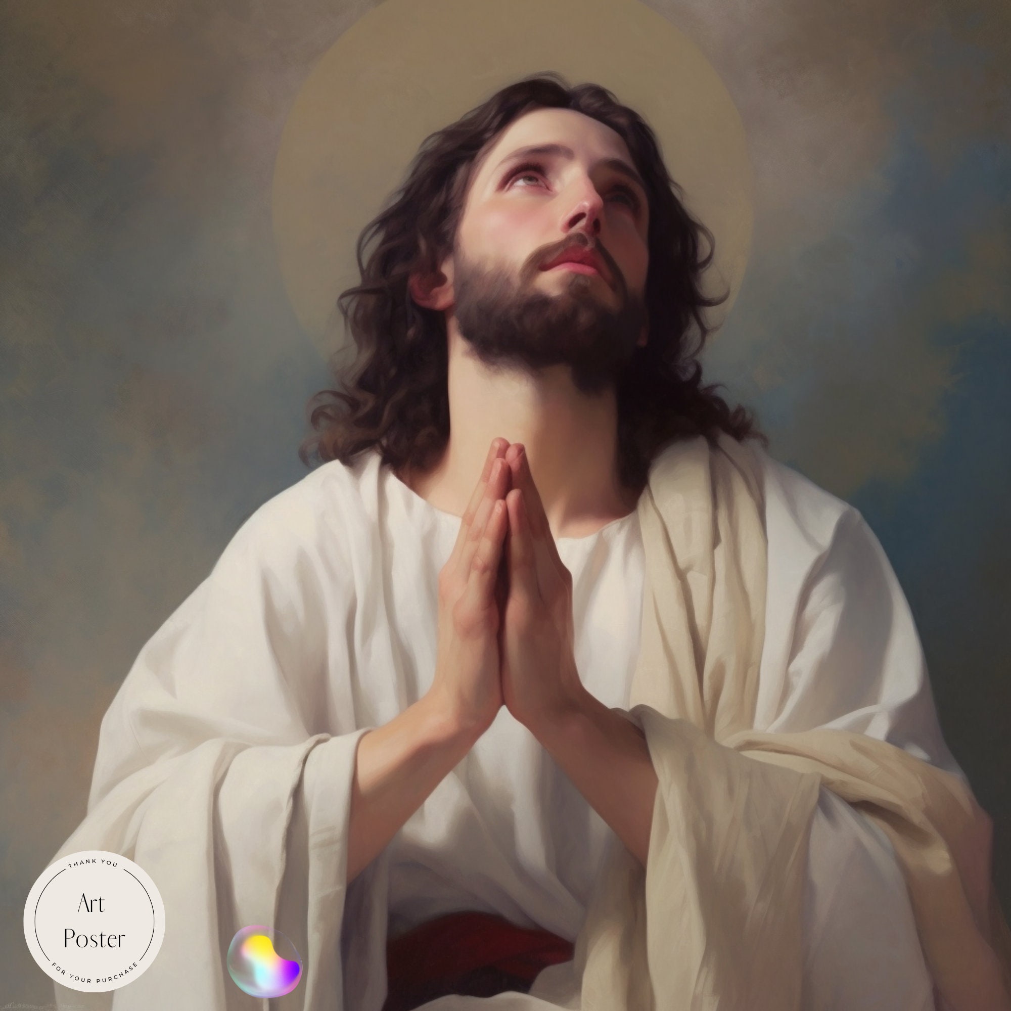 Graceful Devotion: Jesus Christ Poster for Faithful Homes Perfect for ...