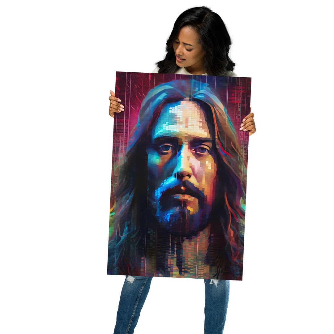 Shepherd's Embrace: Jesus Christ Poster | Lamb of God | Good Friday ...