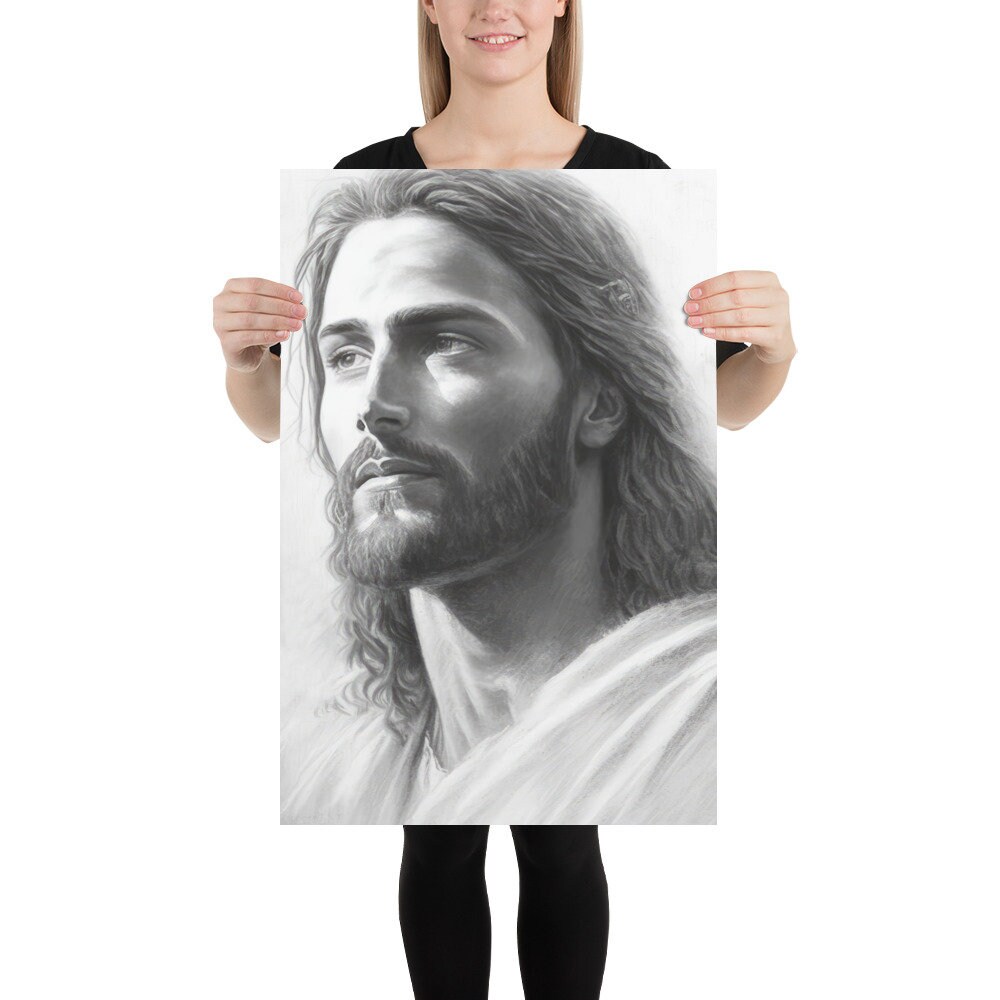 Jesus Christ Portrait, Art to Show Your Faith, Beautiful Addition to ...