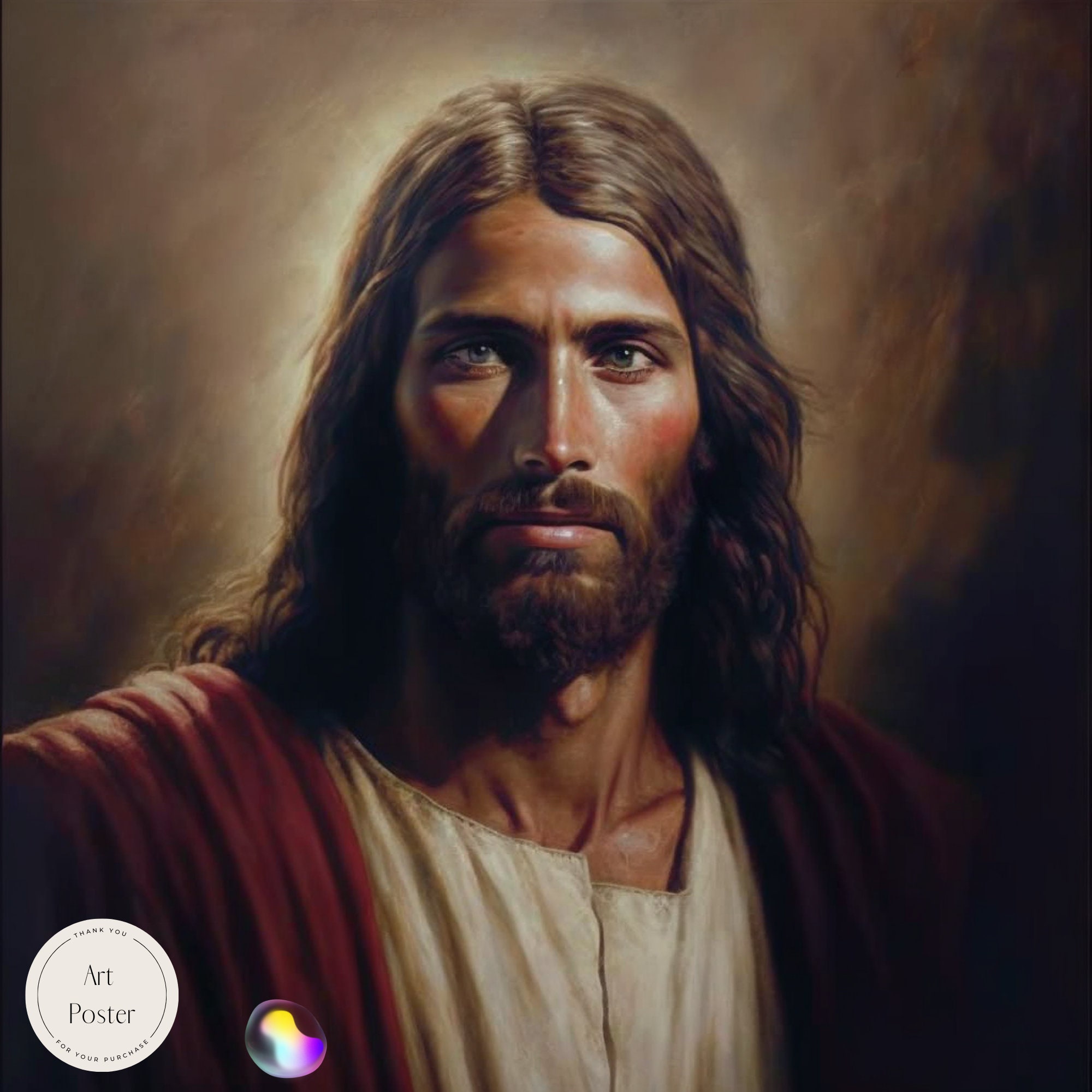 Jesus Christ Portrait, Art to Show Your Faith, Beautiful Addition to ...