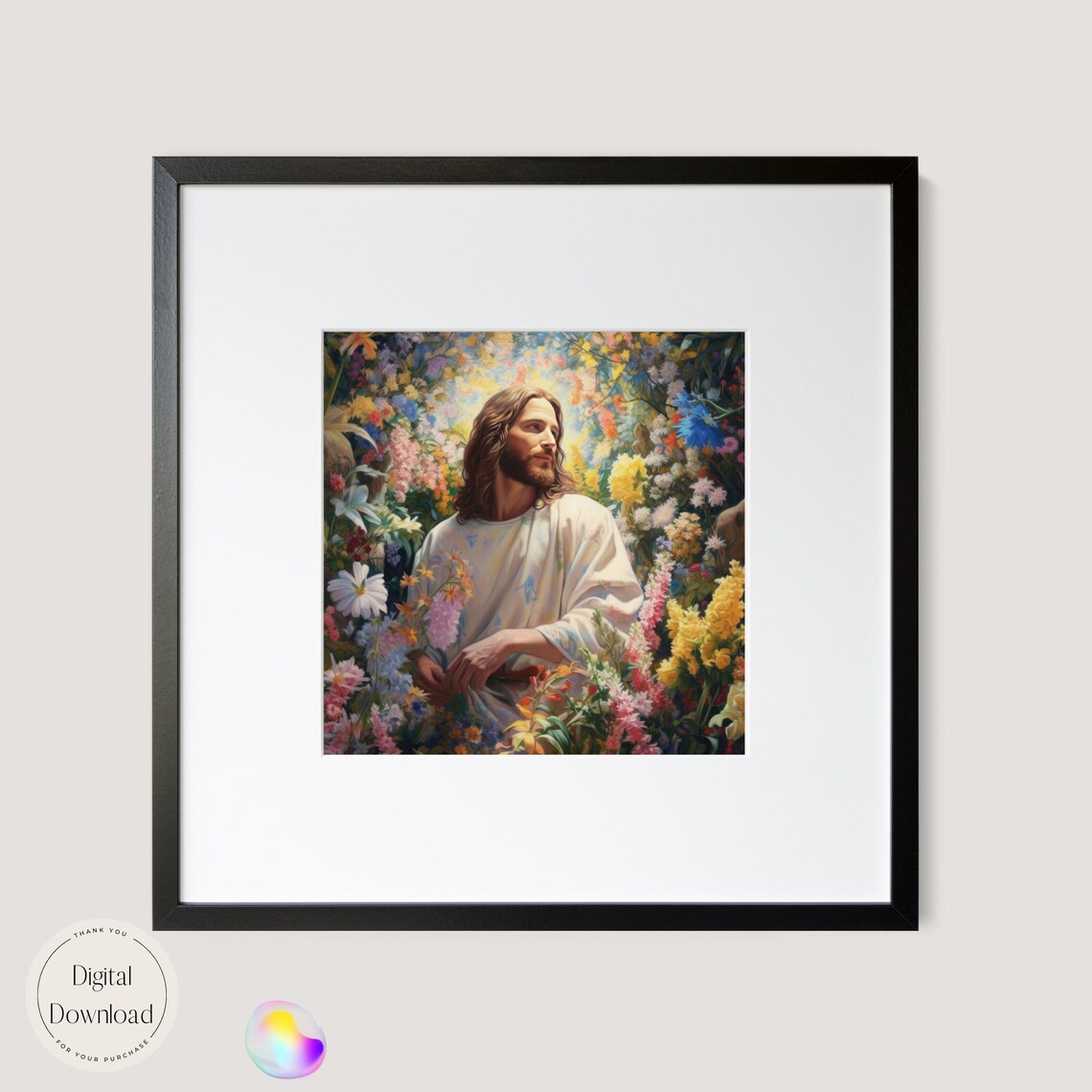 Jesus Christ Religious Printable Art 193 | Instant Download | Heavenly ...