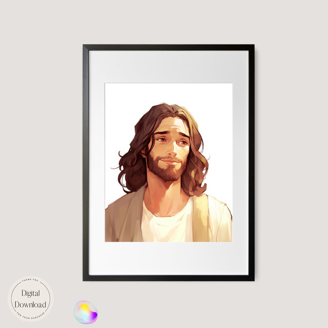 Jesus Christ Religious Printable Art 136 Instant Download Divine ...