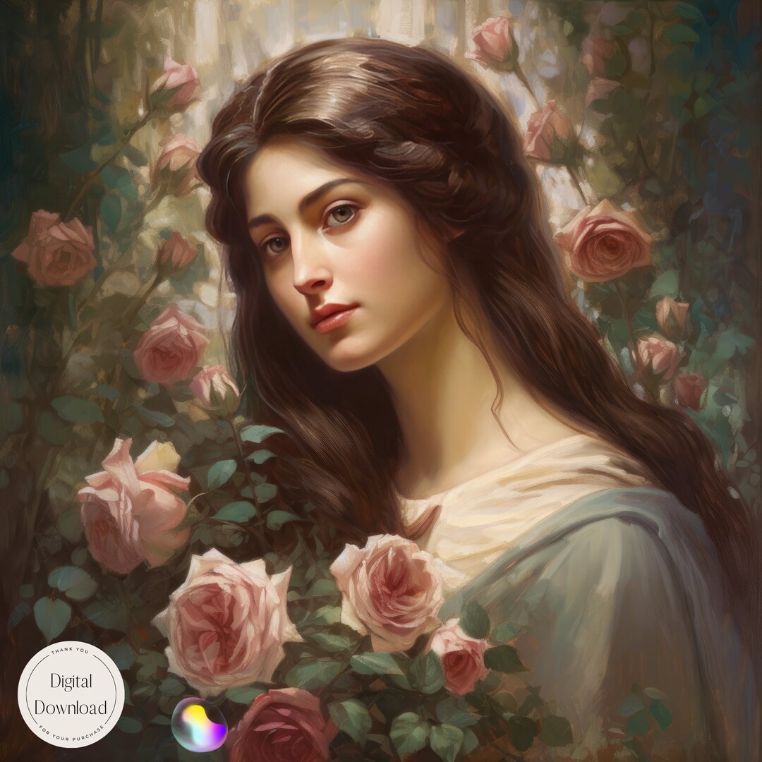 Spiritual Mother Mary Poster Print | Mother Mary Religious Printable ...