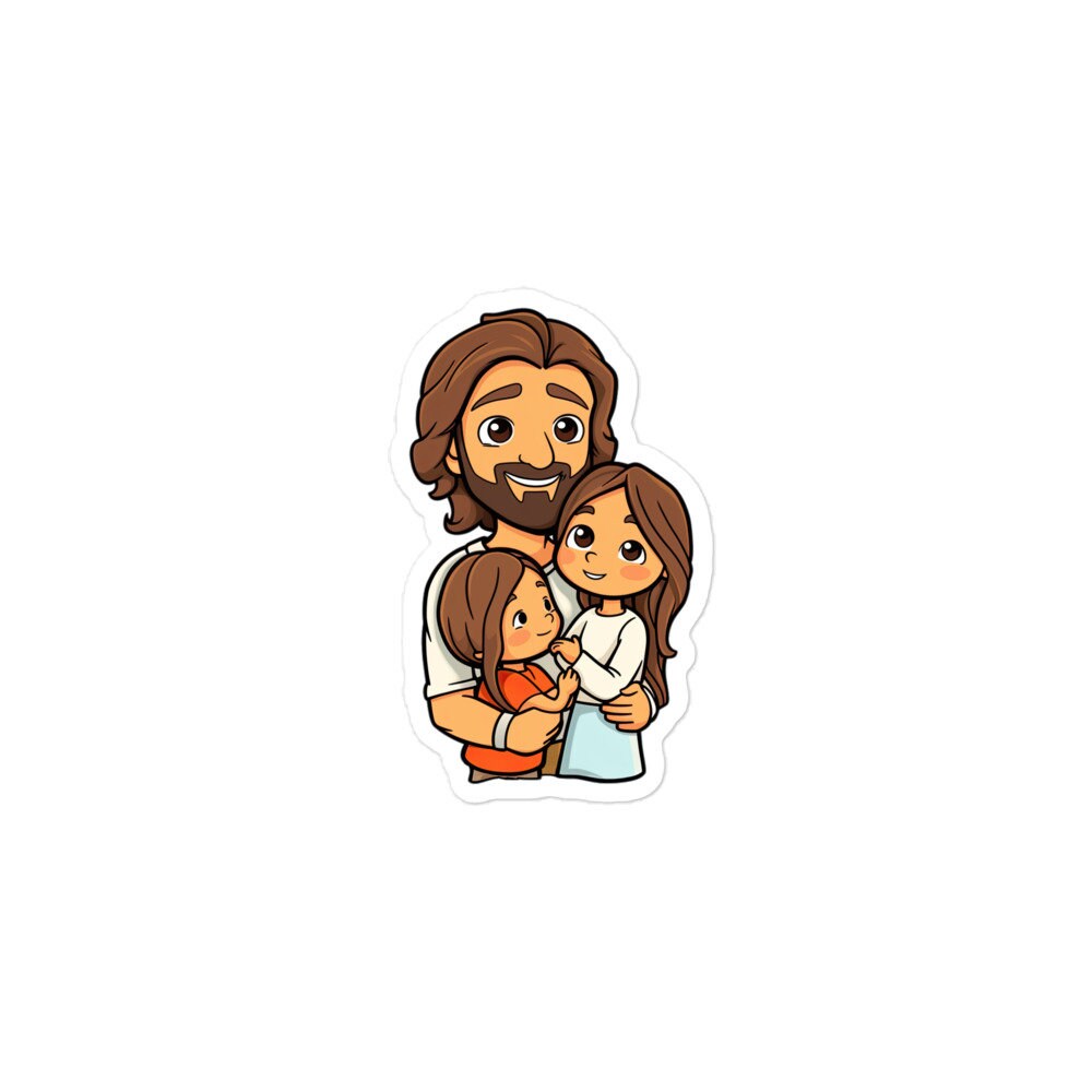 Faith-filled Jesus Christ Vinyl Sticker for Daily Reminders - Etsy