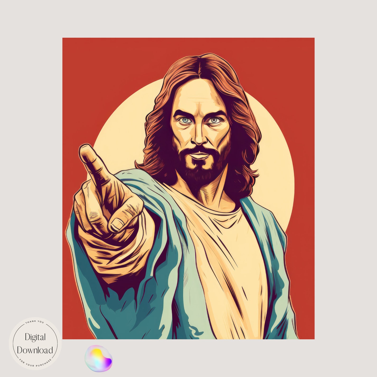 Jesus Christ Religious Printable Art 173 | Instant Download | - Etsy