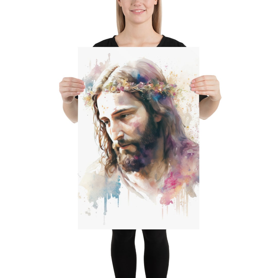 Christ the Redeemer Portrait Religious Art Christian Wall Decor ...