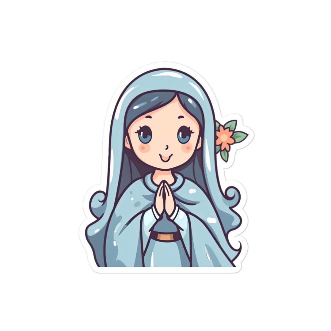 Spiritual Mother Mary Decal | Kiss-cut & Bubble-free Stickers - Etsy