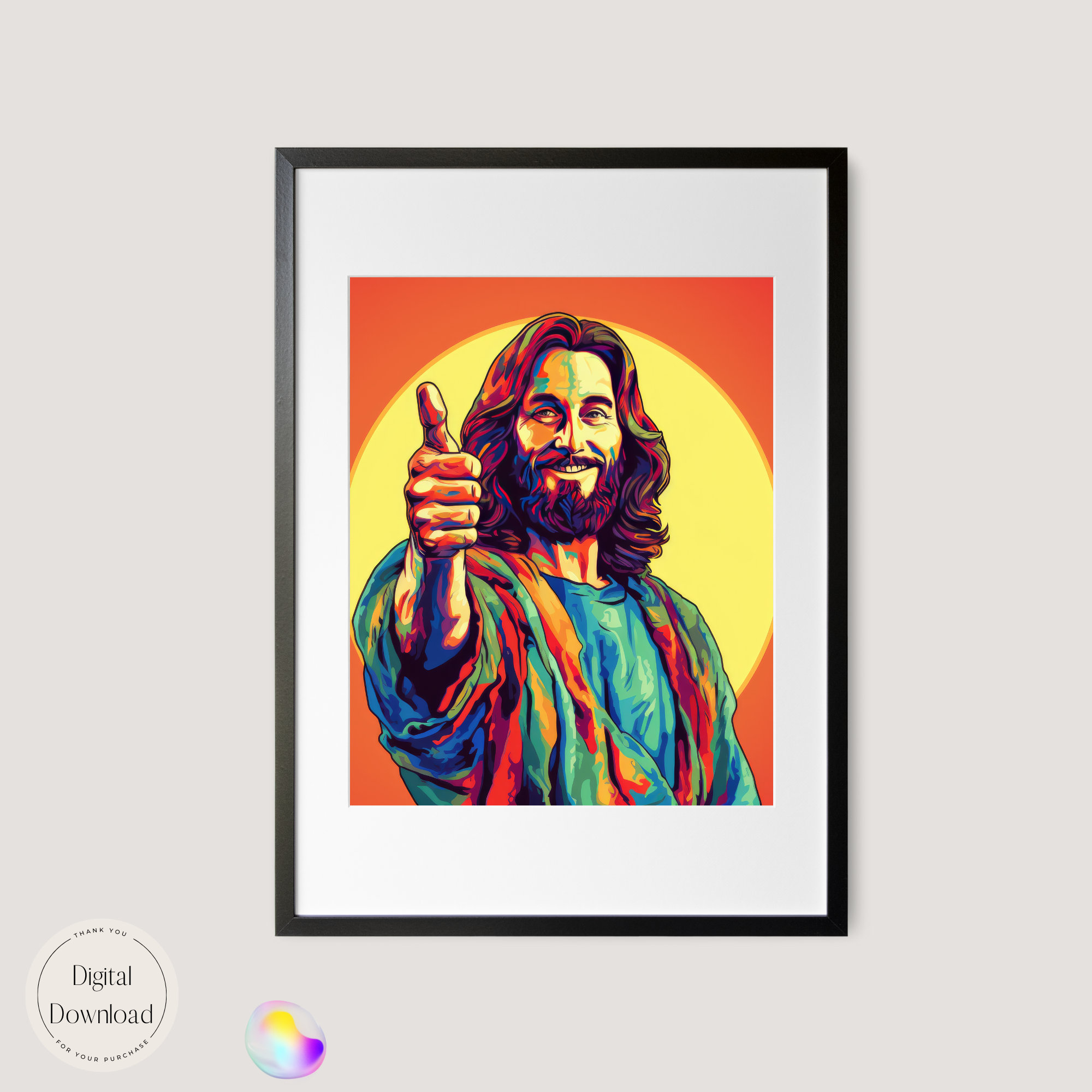 Jesus Christ Religious Printable Art 131 Instant Download Divine ...