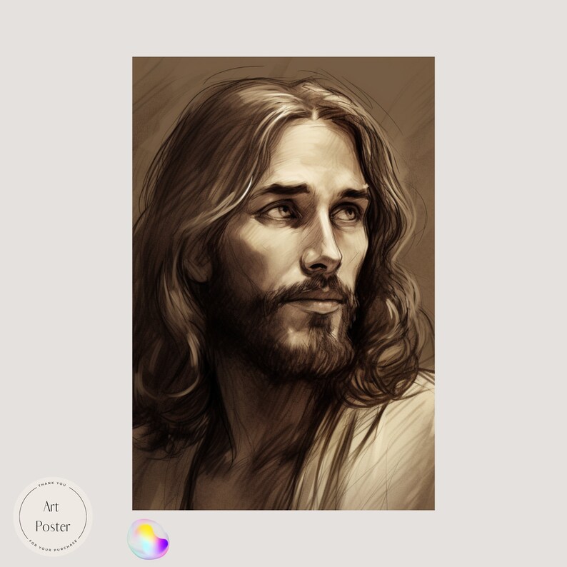 Jesus Christ Portrait Art to Show Your Faith Beautiful - Etsy