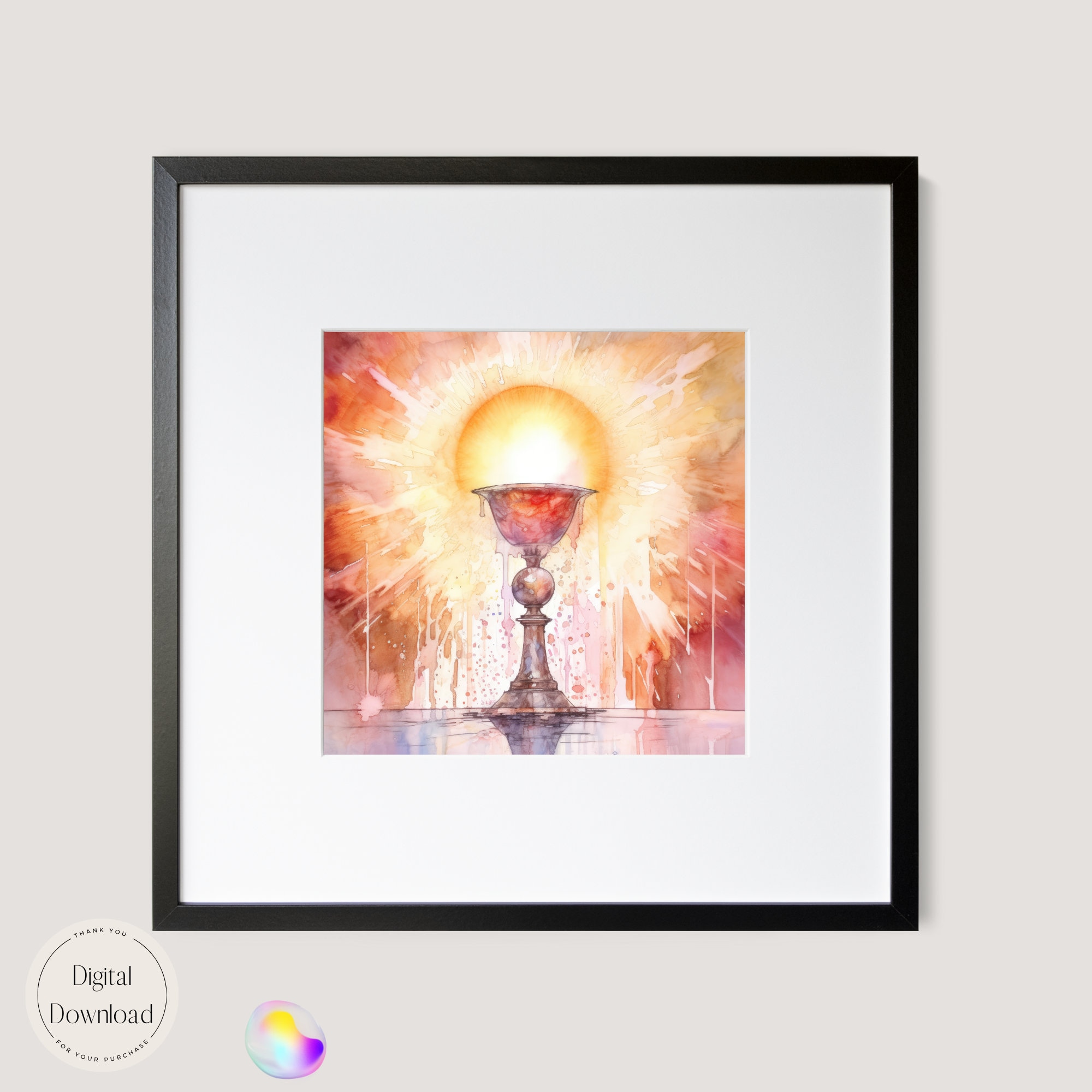 Eucharist Printable Art 5 | Instant Download | Eucharist Symbolism Wall ...
