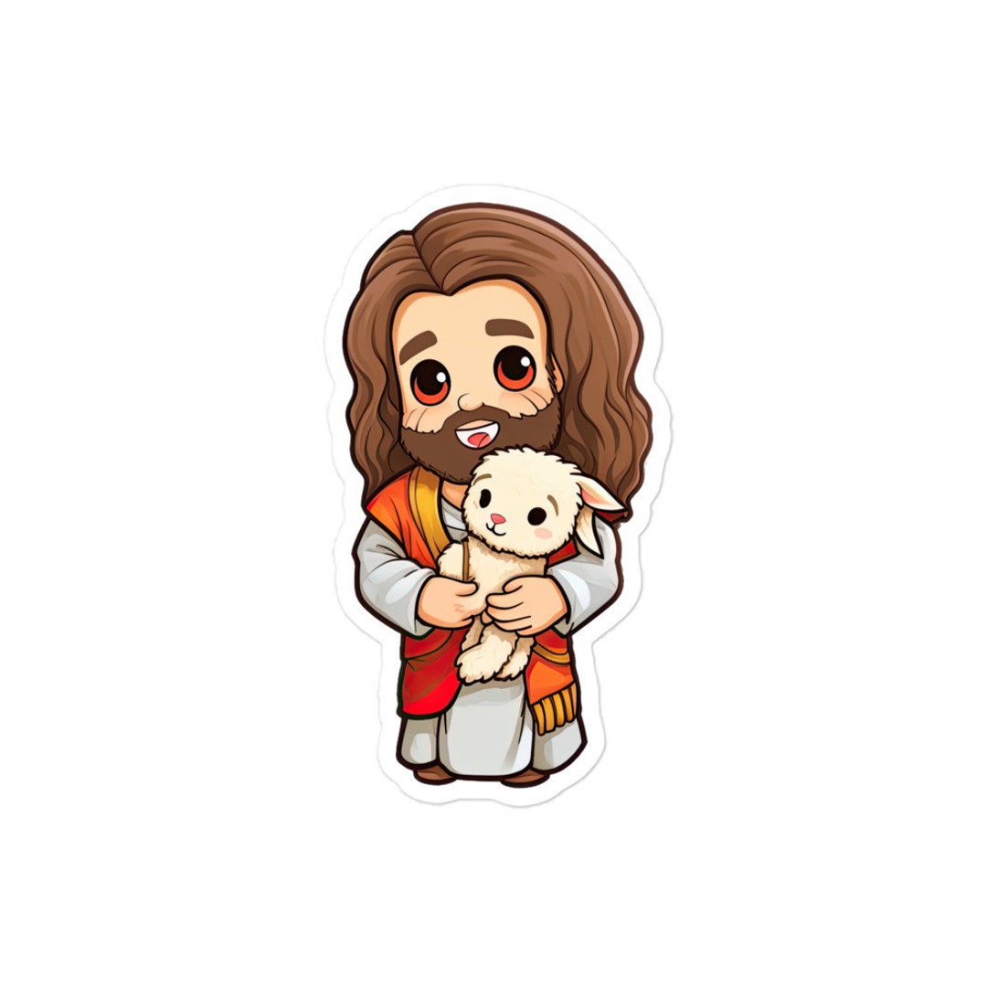 Redeemer of Souls Decal for Spiritual Reflection | Cute Jesus Sticker ...