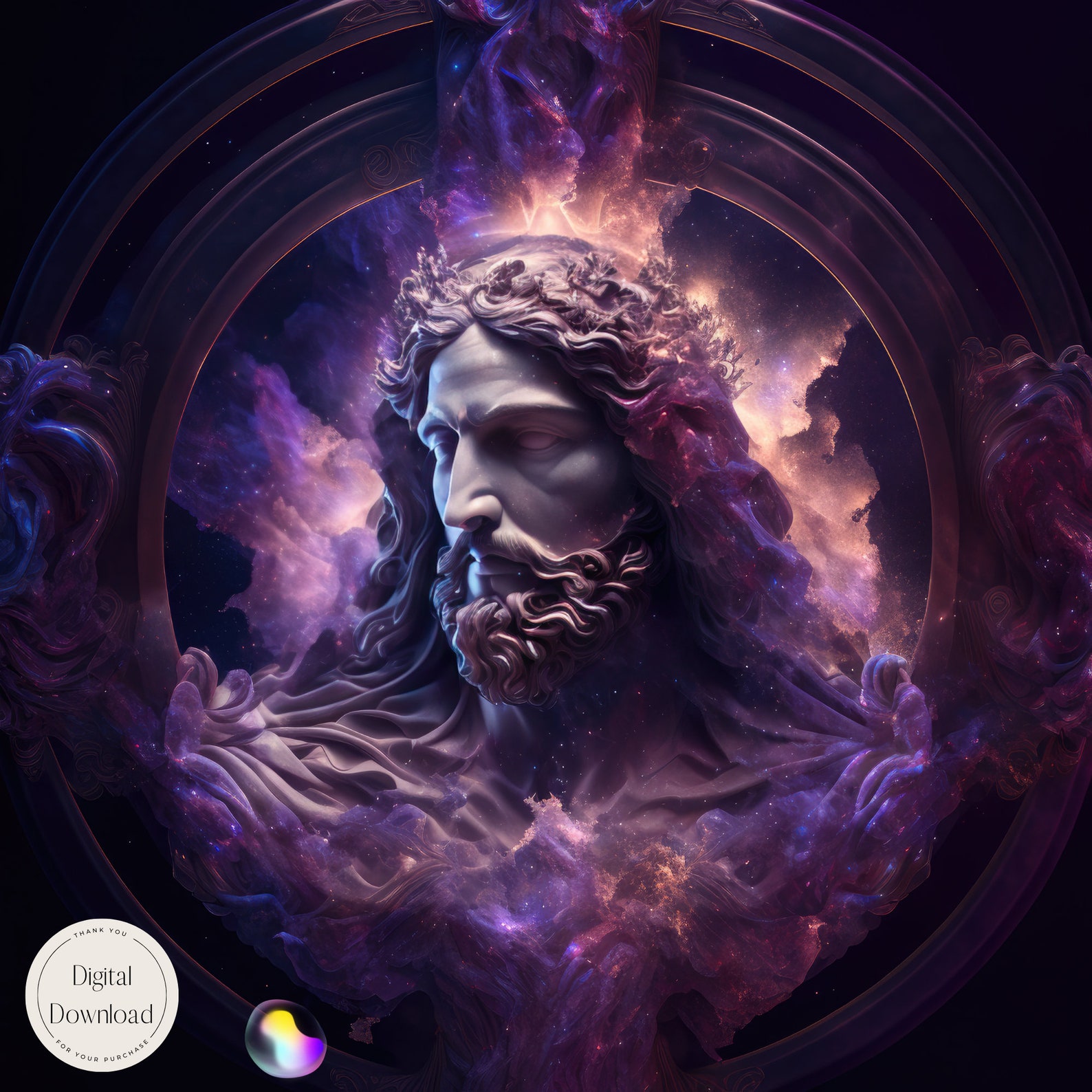 Jesus Christ Religious Printable Art 288 | Instant Download | Light of ...