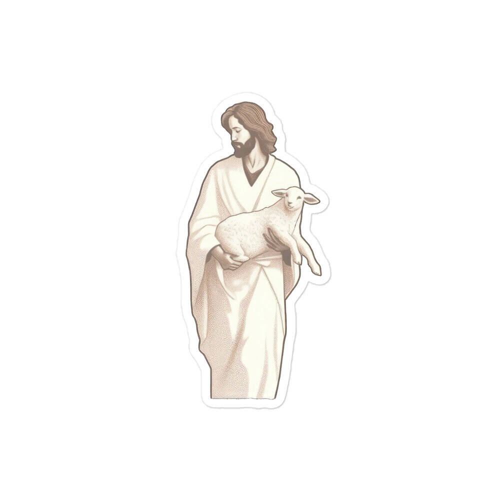 Faith-filled Jesus Christ Vinyl Sticker for Daily Reminders - Etsy
