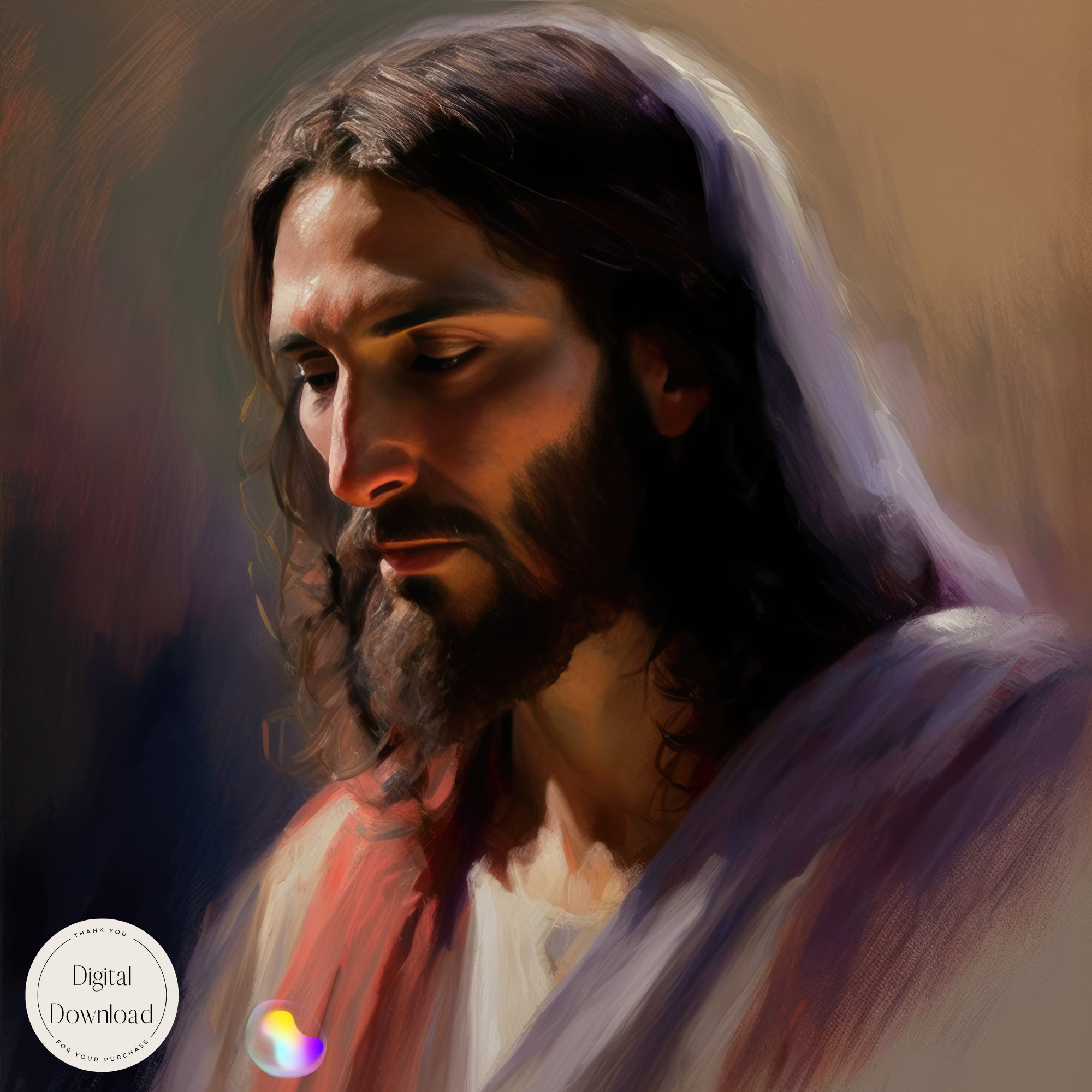Jesus Christ Religious Printable Art 232 Instant Download - Etsy