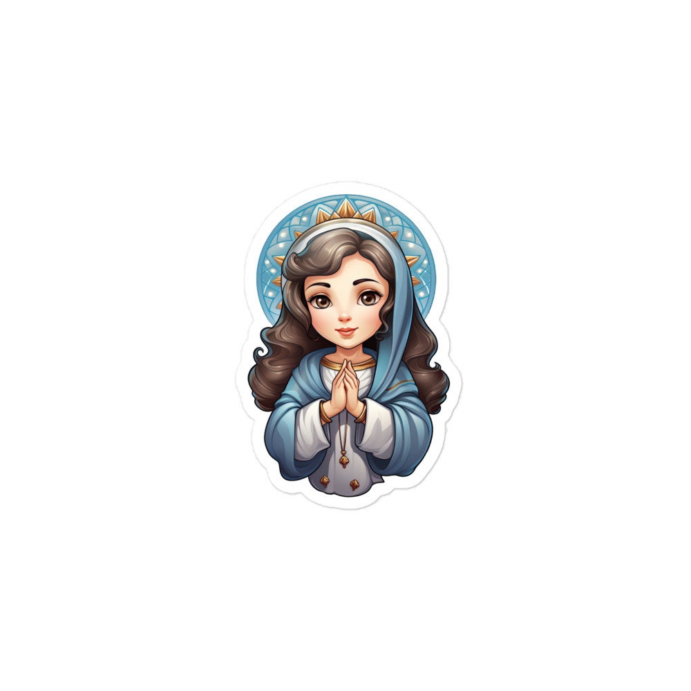 Marian Devotion Sticker Kiss-cut & Bubble-free Stickers - Etsy