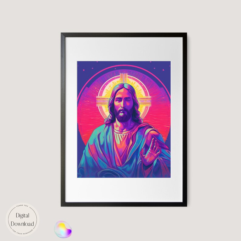 Jesus Christ Religious Printable Art 123 Instant Download - Etsy